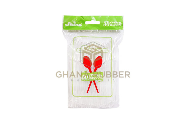 Crystal Teaspoons - Shine Disposables by Ghana Rubber – Ghana Rubber ...