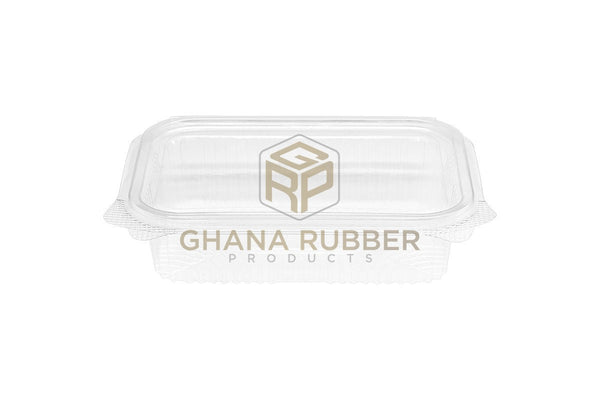 Hinged Containers 600cc Flat - Shine Disposables by Ghana Rubber ...