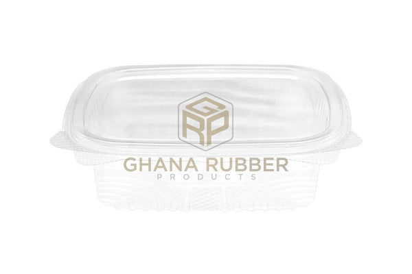 Square Hinged Containers 375cc Flat - Shine Disposables by Ghana Rubber ...