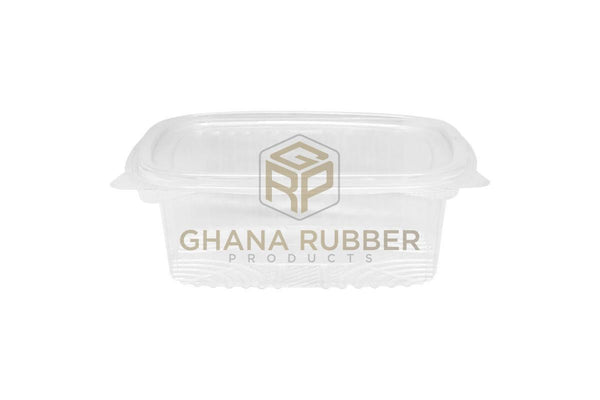 Square Hinged Containers 450cc Flat - Shine Disposables by Ghana Rubber ...