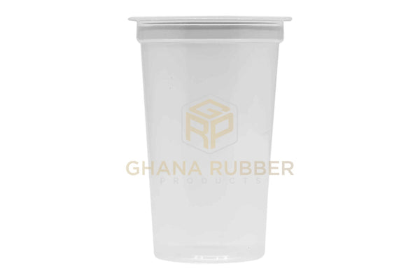 Sealable Cups Transparent 300cc - Shine Disposables by Ghana Rubber ...